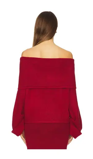 SNDYS. Quinn Off The Shoulder Jumper