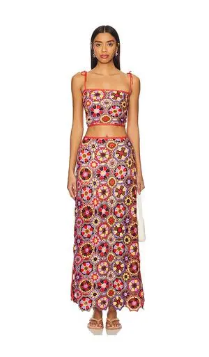 Agua Bendita Crochet Crop Top