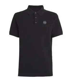Canada Goose Cotton Logo Beckley Polo Shirt - Black