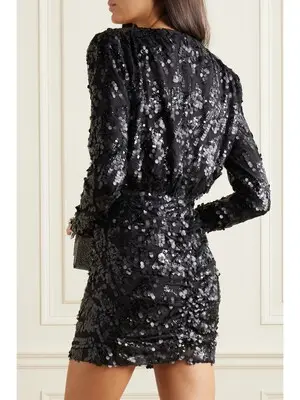 ROTATE BY BIRGER CHRISTENSEN Sue' Sequin Mini Dress