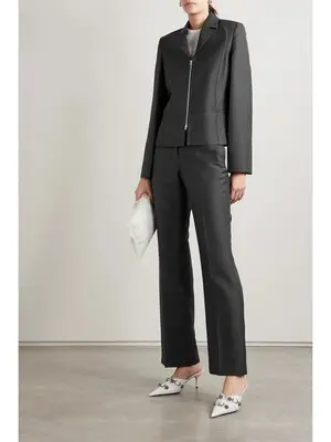 Our Legacy Wool-blend Twill Straight-leg Trousers
