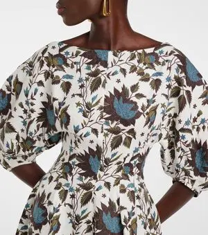 Faithfull The Brand Lowen Linen Mini Dress - Multicoloured
