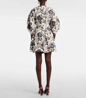Faithfull The Brand Lowen Linen Mini Dress - Multicoloured