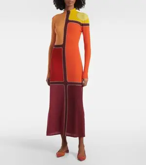 Gabriela Hearst Apollonis Wool And Cashmere Maxi Dress