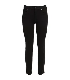 7 For All Mankind Roxanne Slim Jeans - Black