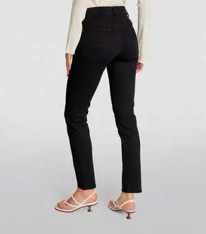 7 For All Mankind Roxanne Slim Jeans - Black