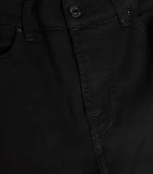 7 For All Mankind Roxanne Slim Jeans - Black