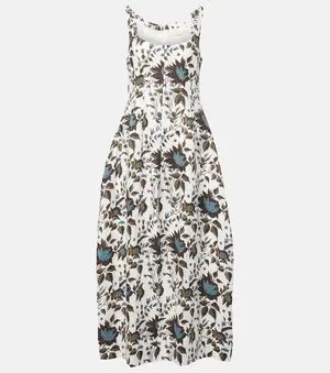 Faithfull The Brand Printed Linen Maxi Dress