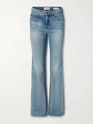 NILI LOTAN Celia High-rise Straight-leg Jeans - Blue