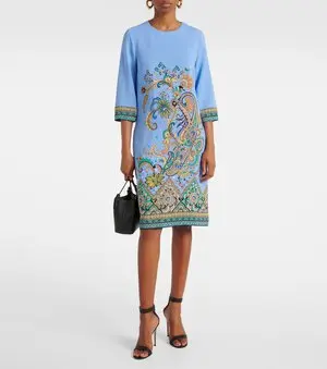 Etro Paisley Print Mini Dress