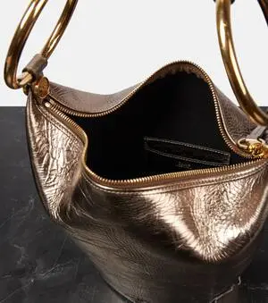 Chloé Small Leather Shoulder Bag - Silver