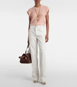Chloé Ruffled Wool Top
