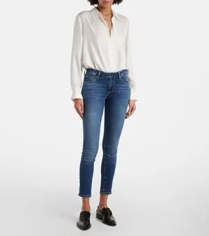 Ag Mid-rise Skinny Jeans