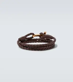 TOM FORD Braided Leather Bracelet
