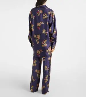 Etro Printed Silk Shirt