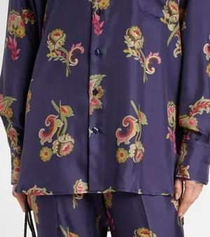 Etro Printed Silk Shirt