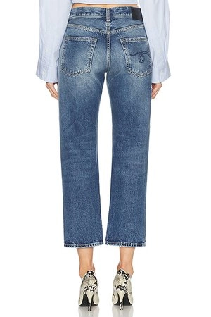 R13 Romeo Cropped Straight Leg Jeans