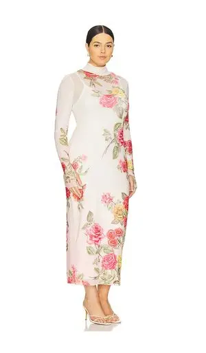 AFRM Shailene Mesh Dress - Pink