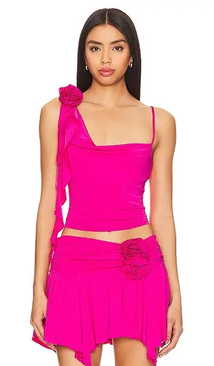 LOVERS AND FRIENDS Casey Top - Fuchsia