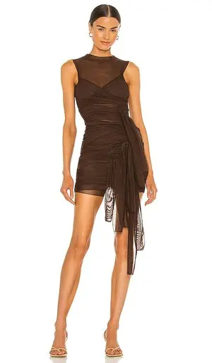 KIM SHUI Jersey Tie Top