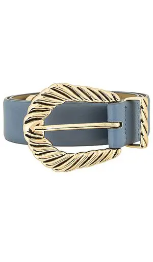 PETIT MOMENTS Modern Rodeo Leather Belt - Blue