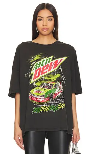 PHILCOS Mountain Dew Racing Oversized Tee - Black
