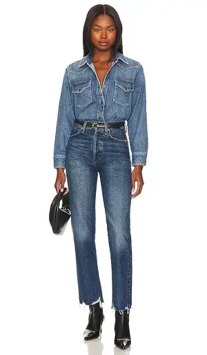AGOLDE 90s Pinch Waist High Rise Straight Jeans
