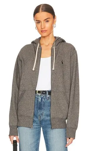 Polo Ralph Lauren Fleece Full-zip Hoodie - Grey