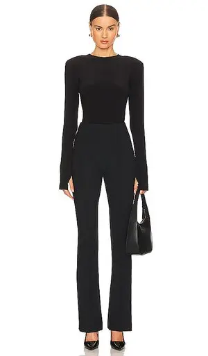 Norma Kamali Shoulder Pad Top