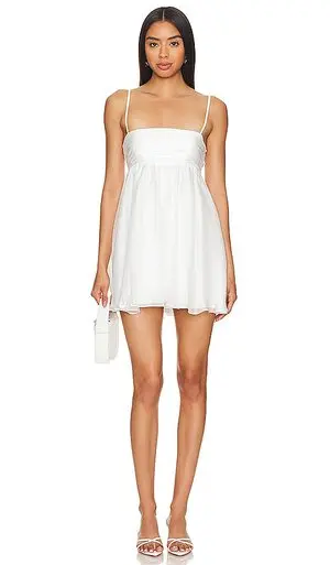 LOVERS AND FRIENDS Jazlyn Organza Mini Dress - White