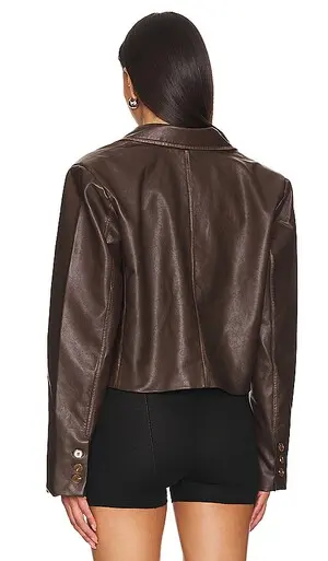 Superdown Blakely Faux Leather Jacket In . Also