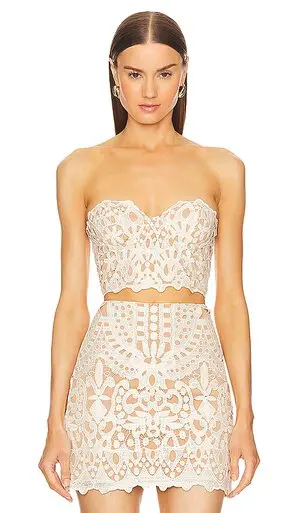 MICHAEL COSTELLO X Revolve Lucille Lace Top