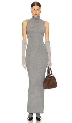 HELSA Helsa Aadi Knit Dress Grey