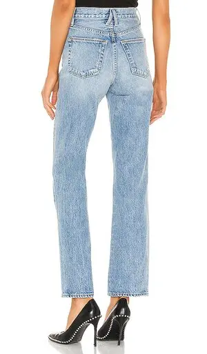 SLVRLAKE London High Rise Straight Jeans