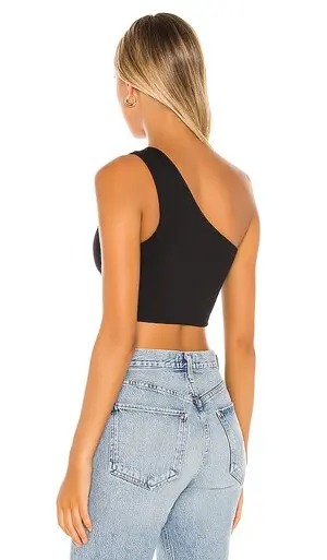 Susana Monaco One Shoulder Crop Top In . Also