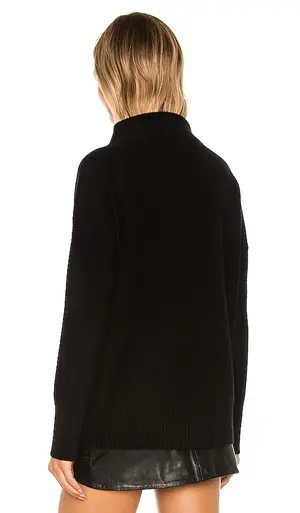 Vince Boiled Funnel Neck Pullover
