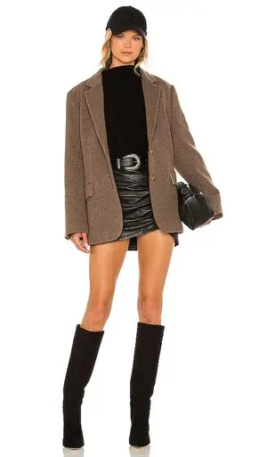 Vince Boiled Funnel Neck Pullover