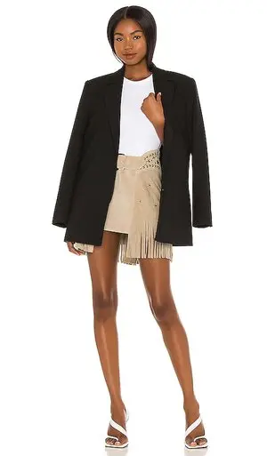UNDERSTATED LEATHER X Revolve Paris Texas Fringe Skirt