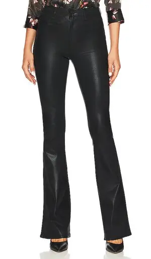 L'Agence L'AGENCE Marty High Rise Flare Jeans Black