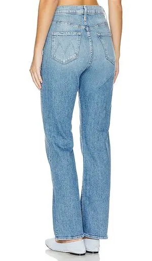 MOTHER The Ditcher Zip Flood Jeans - Denim-light