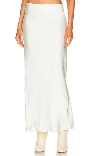 Bardot Azzura Satin Skirt - Ivory