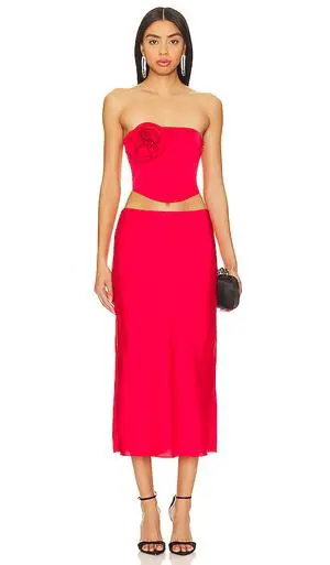Nbd Chiara Bustier Top - Red