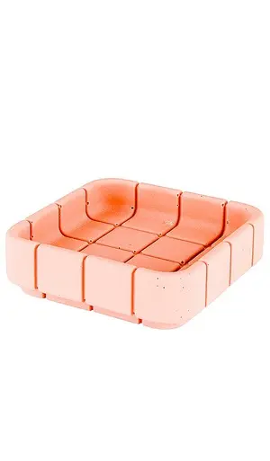 BLOCK Tile Square Dish - Pink