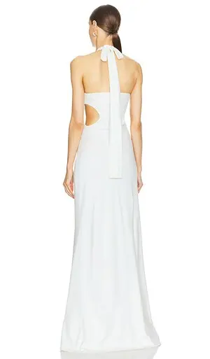 SID NEIGUM Bandeau Knot Knit Dress