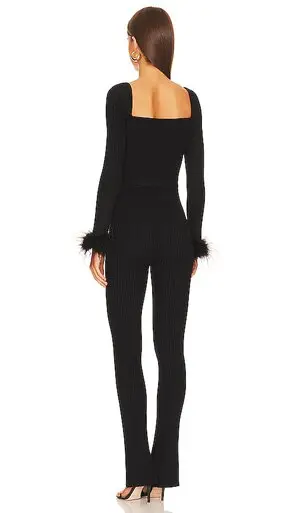 LOVERS AND FRIENDS Evana Feather Jumpsuit