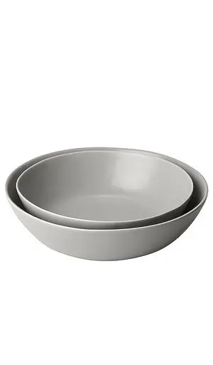 FABLE The Low Serving Bowls Set Of 2 - Grey