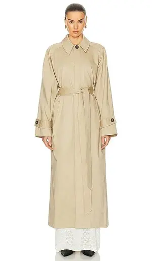 L'academie Ayisa Trench Coat In . Also