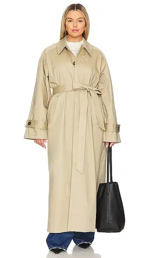 L'academie Ayisa Trench Coat In . Also