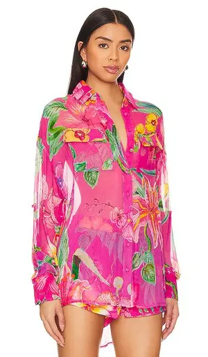 Rococo Sand Megan Button Up Shirt