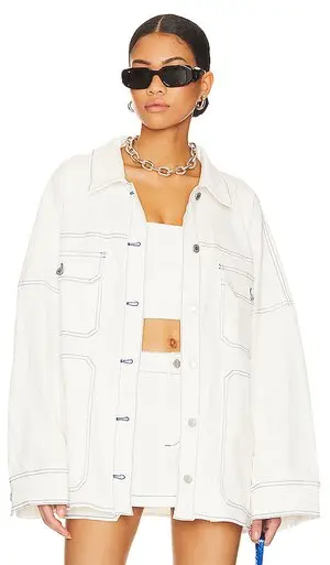 BY.DYLN Cooper Jacket - White